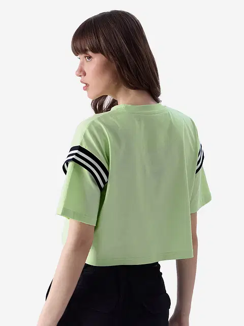 Buy Powerpuff Girls Go Away Women Oversized Cropped T Shirts Online At