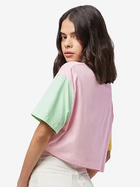 Buy Tss Originals Peace Out Women Oversized Cropped T Shirts Online At