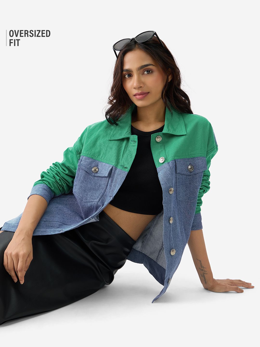 Buy TSS Originals: Vivid Green Women Denim Jackets online at The Souled ...