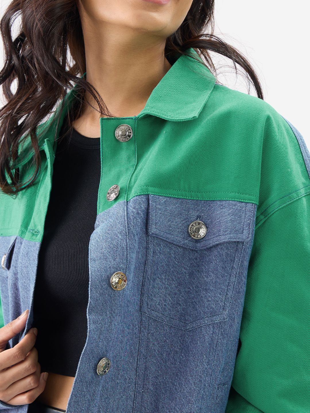 Buy TSS Originals: Vivid Green Women Denim Jackets online at The Souled ...
