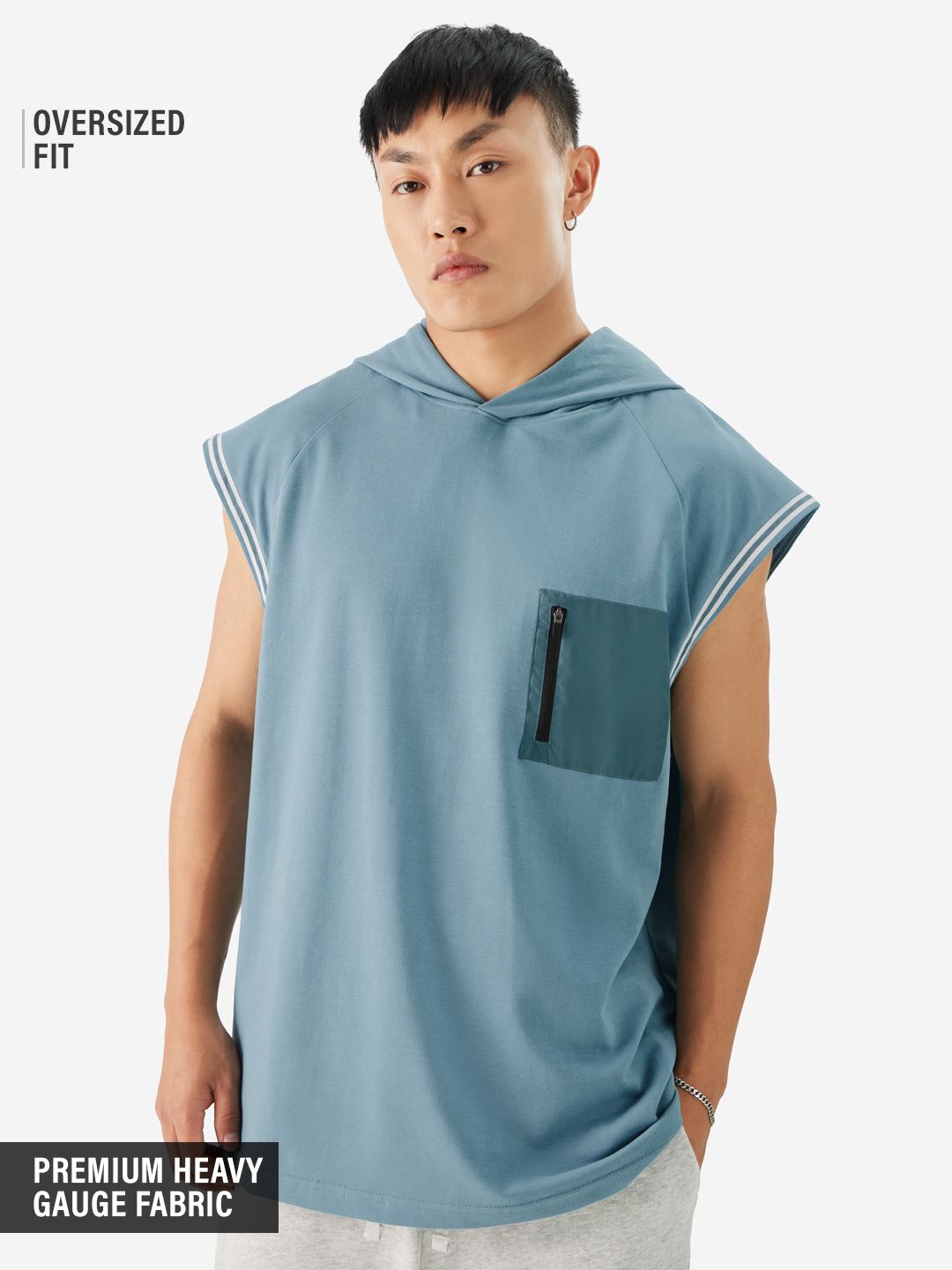 Buy Solids: Arctic Men Hooded T-shirts For Men Online.