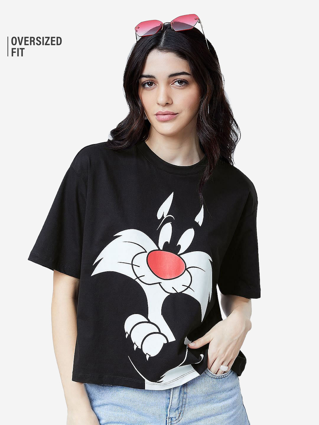 Buy Looney Tunes: Sylvester Women's Oversized T-Shirt Online