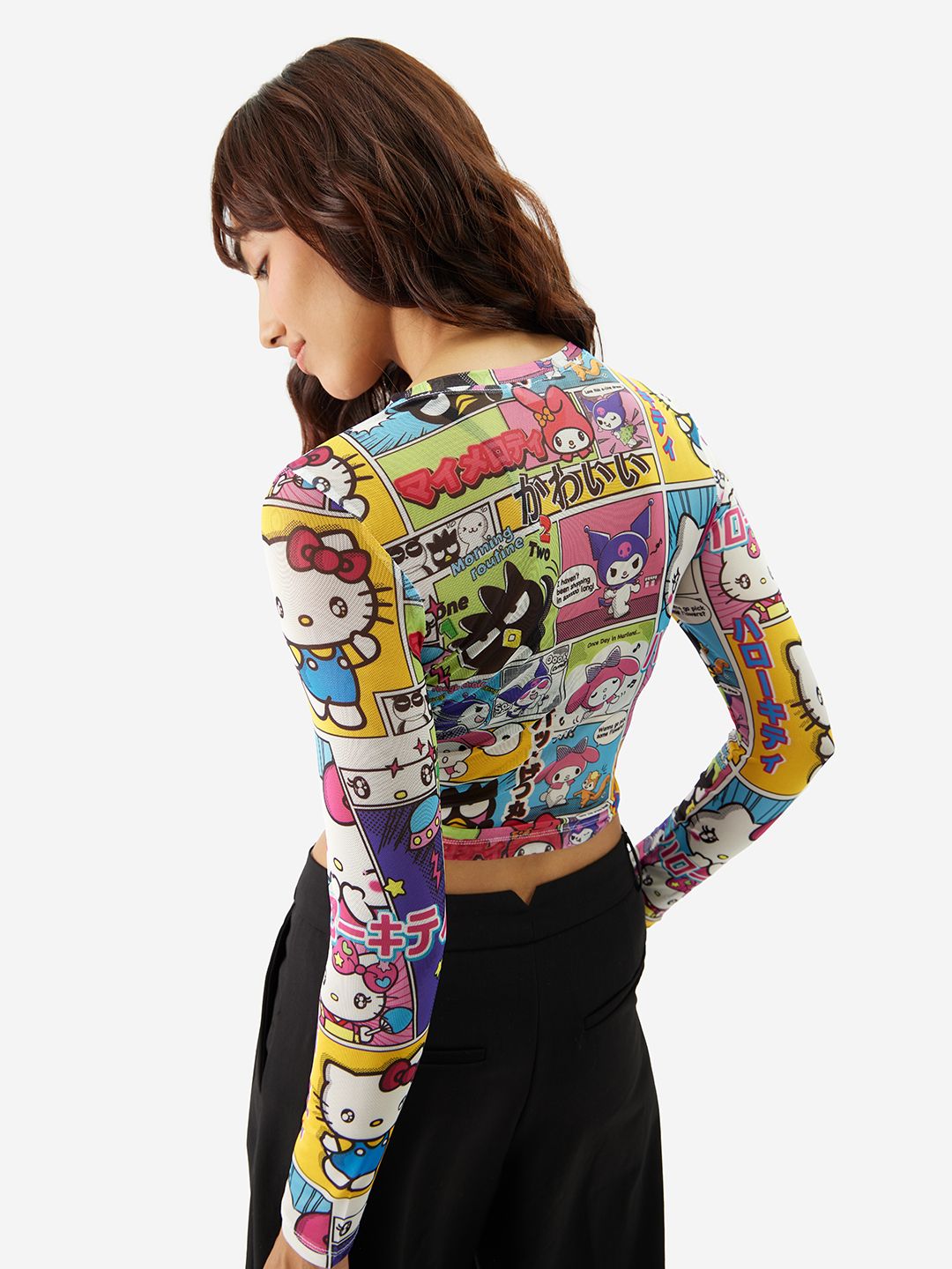 Buy Mesh Top : Hello Kitty Women Cropped Tops online at The Souled Store.