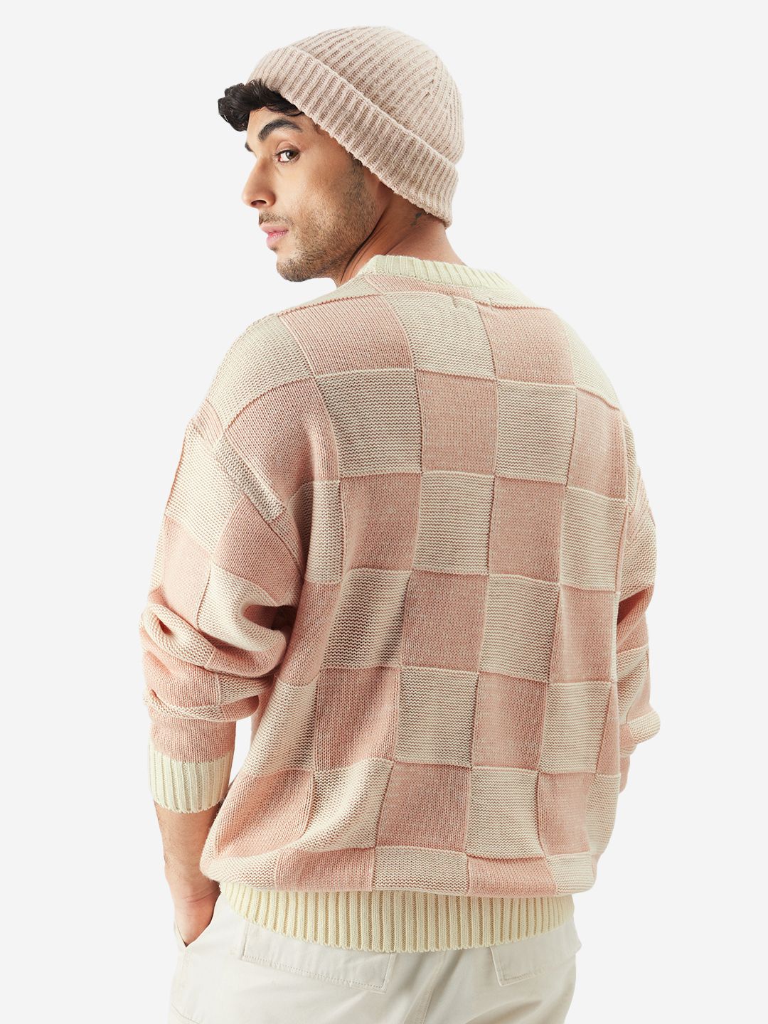 Buy TSS Originals: Pink Diamonds Mens Knitted Sweaters Online