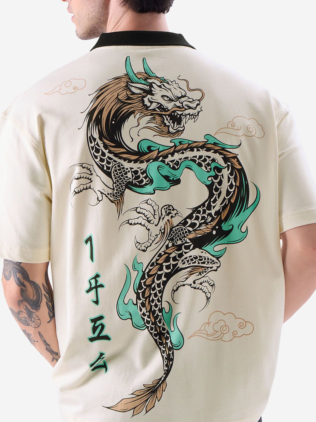 Buy TSS Originals: Furious Dragon Oversized Polos Online
