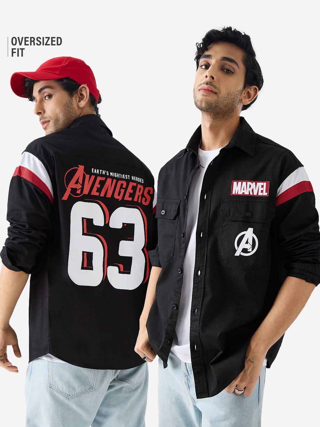 Buy Marvel: Avengers 63 Oversized Shirts Online