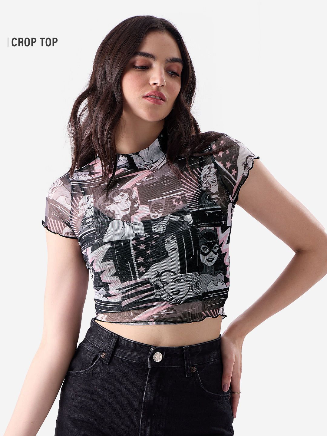 Buy TSS Originals: Aqua (Colourblock) Women's Cropped Tops online at ...