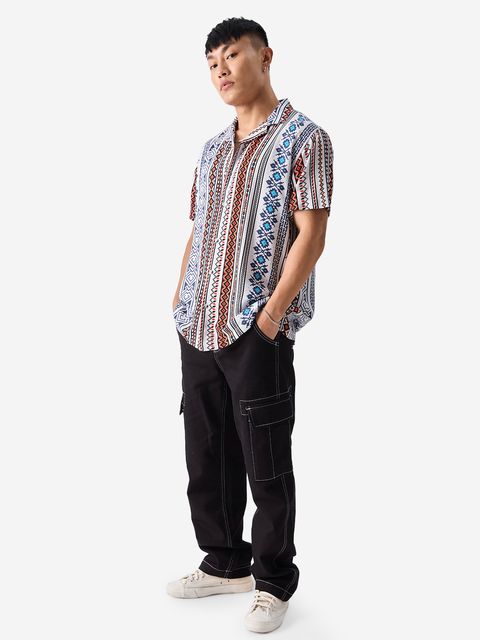 Buy TSS Originals: Indie Tribe Men Oversized Shirt Online