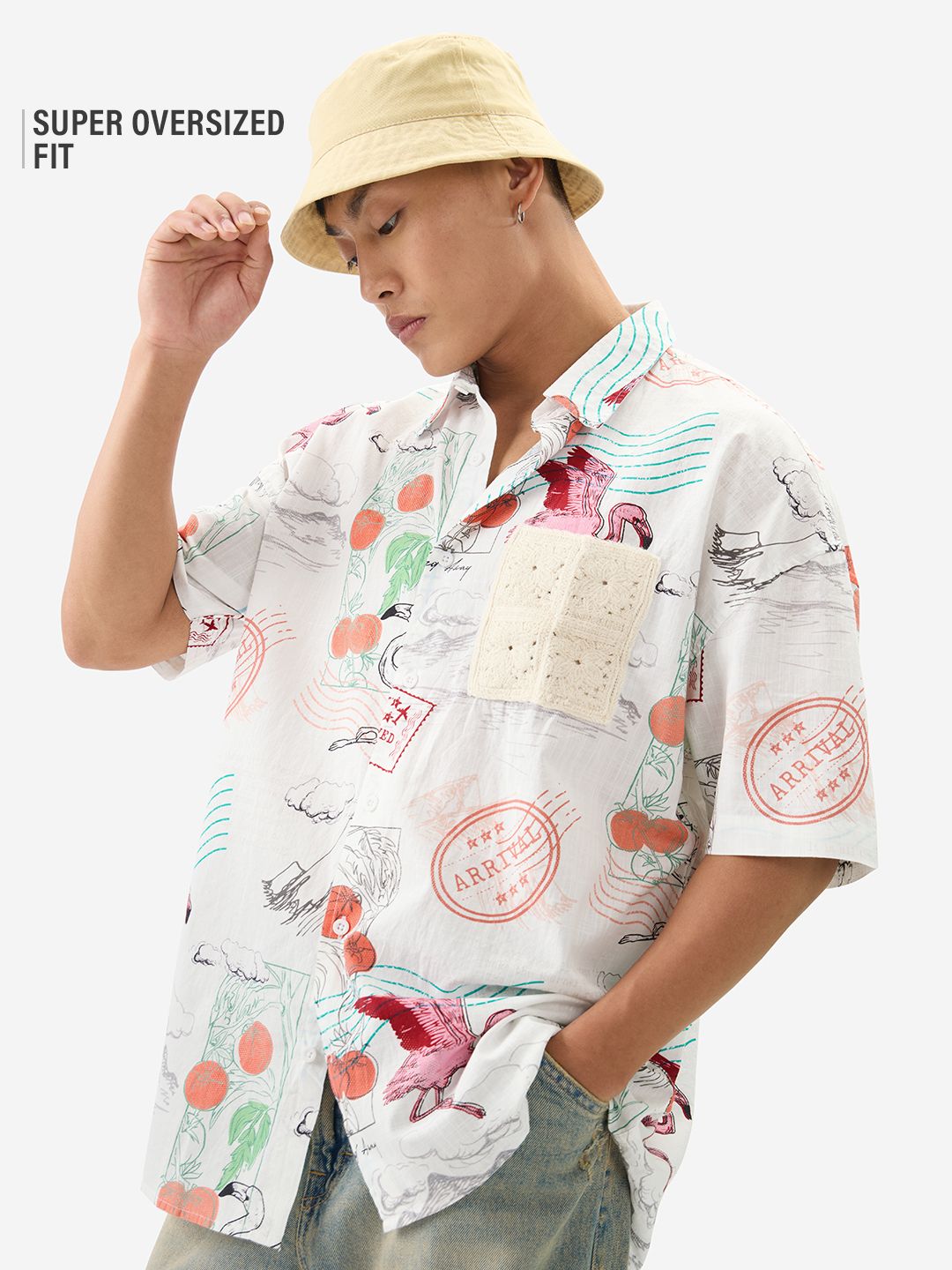Buy TSS Originals: Travel Away Men Oversized Shirts Online