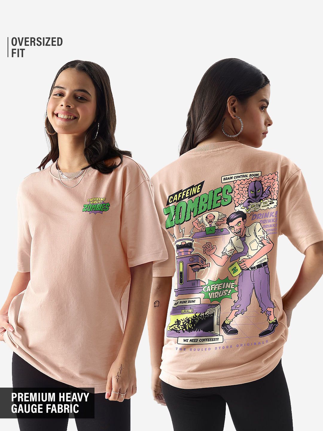 Buy TSS Originals: Caffeine Zombies Boyfriend T-Shirts online at The ...