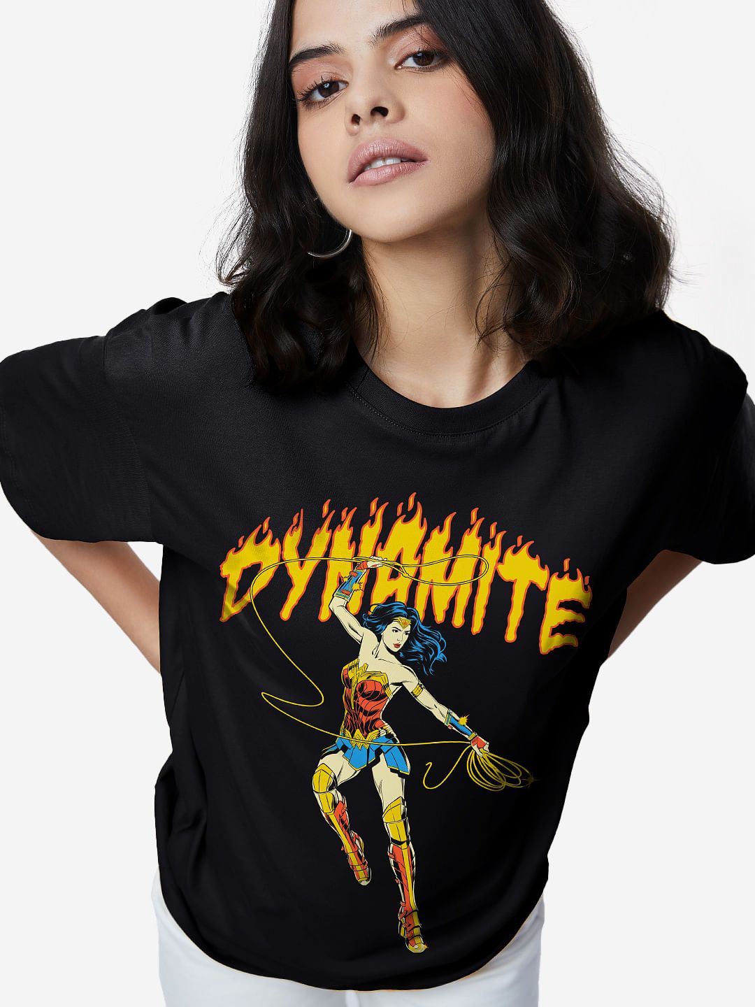 Buy Wonder Woman: Dynamite Women's Oversized T-Shirt online at The ...