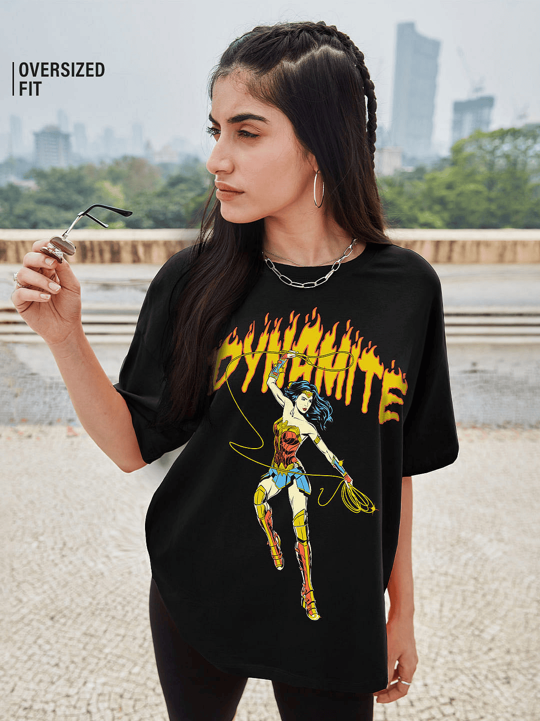 Buy Wonder Woman: Dynamite Women's Oversized T-Shirt online at The ...