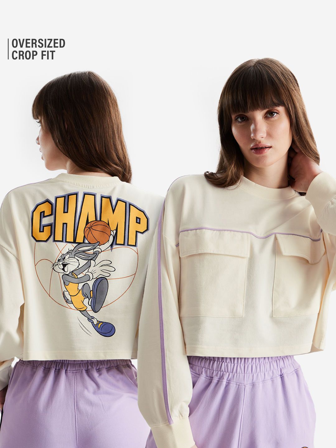 Buy Looney Tunes Champ Women Cropped Tops Online At The Souled Store