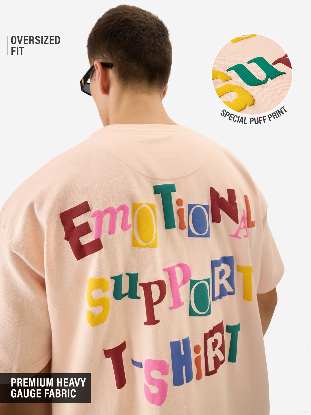 Buy TSS Originals: Emotional Support Oversized T-Shirts Online