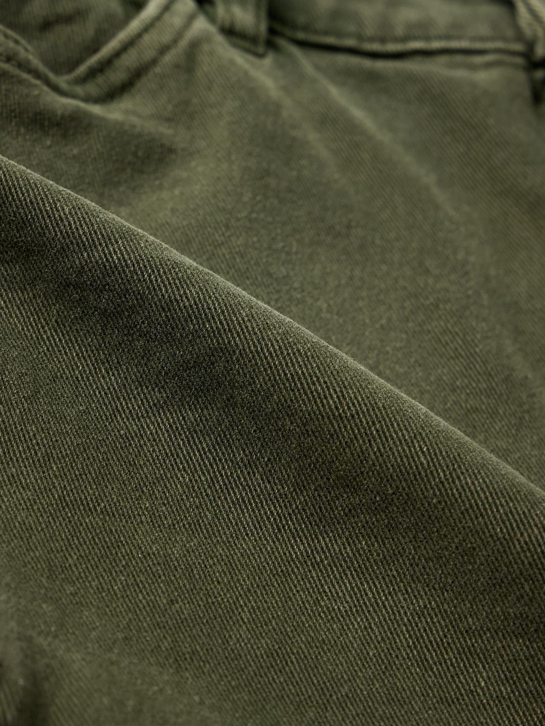 Buy Denim: Olive Green Men Denim Shorts Online