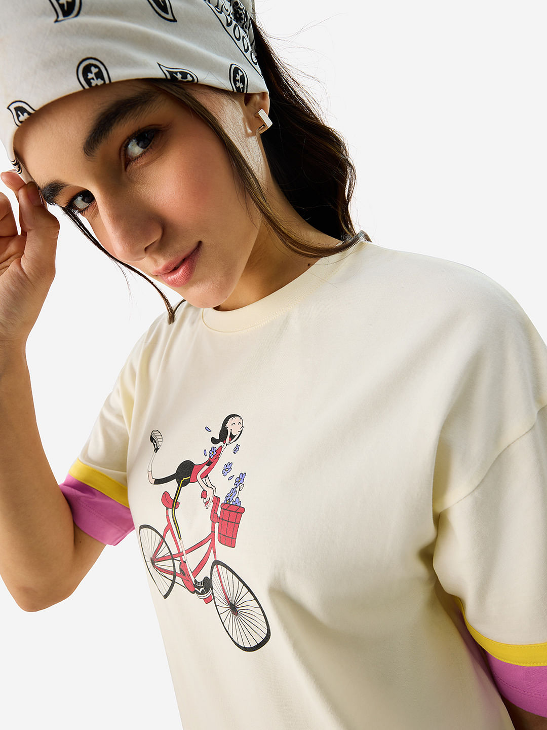 Buy Popeye Wildly Happy Women Oversized T Shirts Online At The Souled