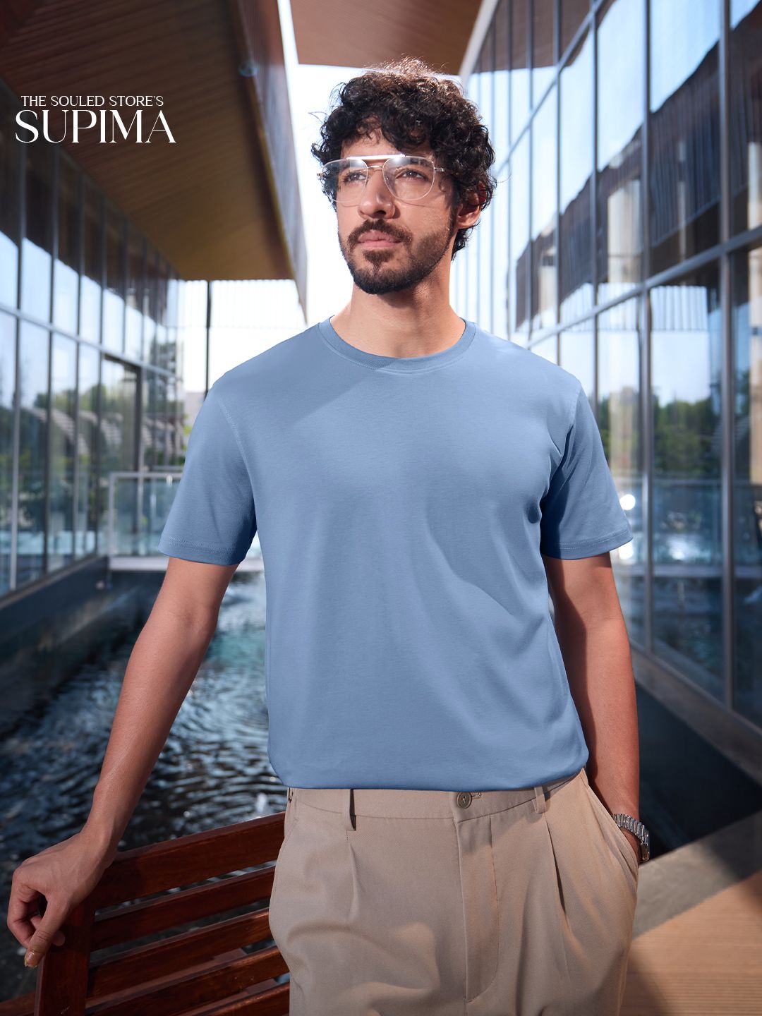 Buy Supima: Faded Denim SupimaT-Shirts Online