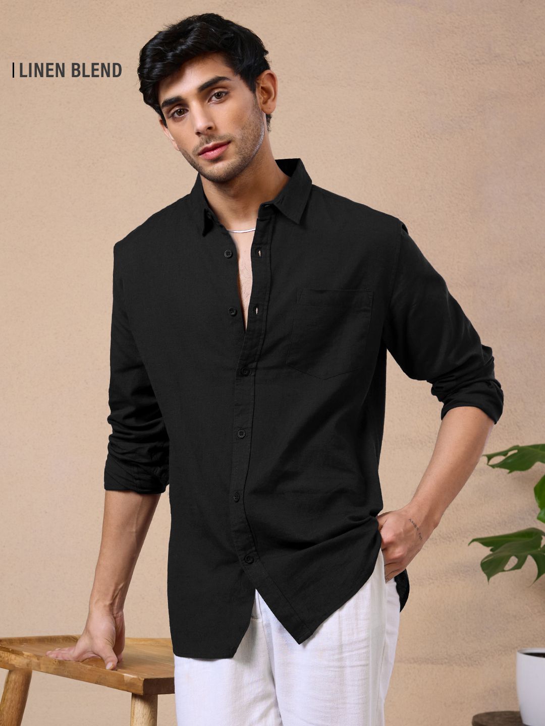 Buy Plaid: Blue And White Men Relaxed Shirts Online