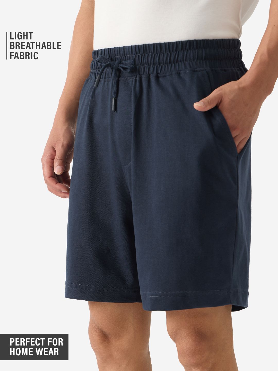 Buy Home Shorts: Navy Men Home Shorts Online