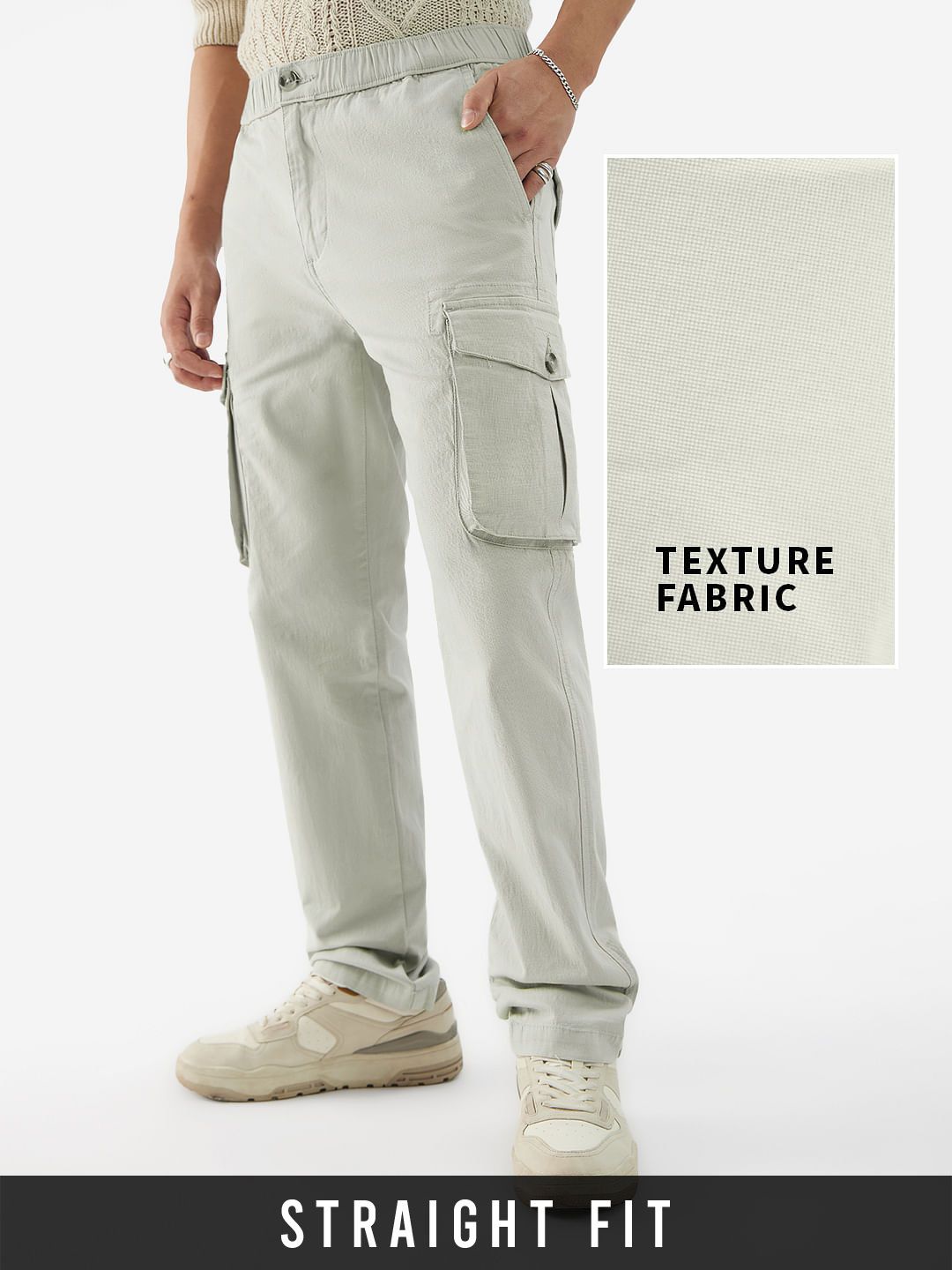 Buy TSS Originals: Square Grey Men Cargo Pants Online