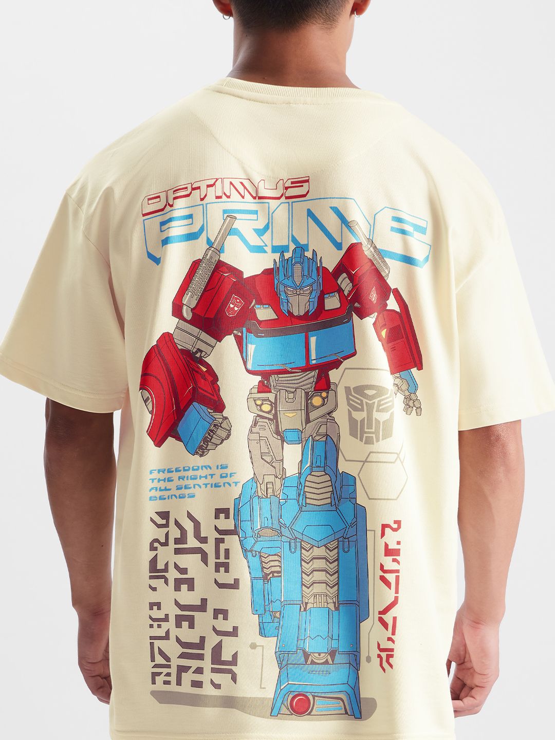 Buy Transformers: Optimus Prime Oversized T-Shirts Online