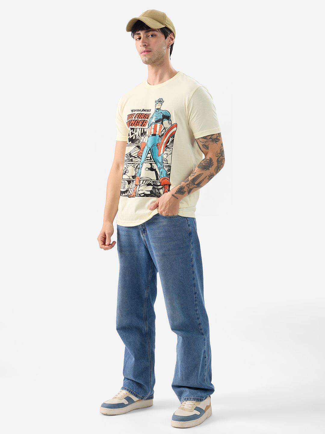 Buy Captain America: Comic Time T-Shirts Online