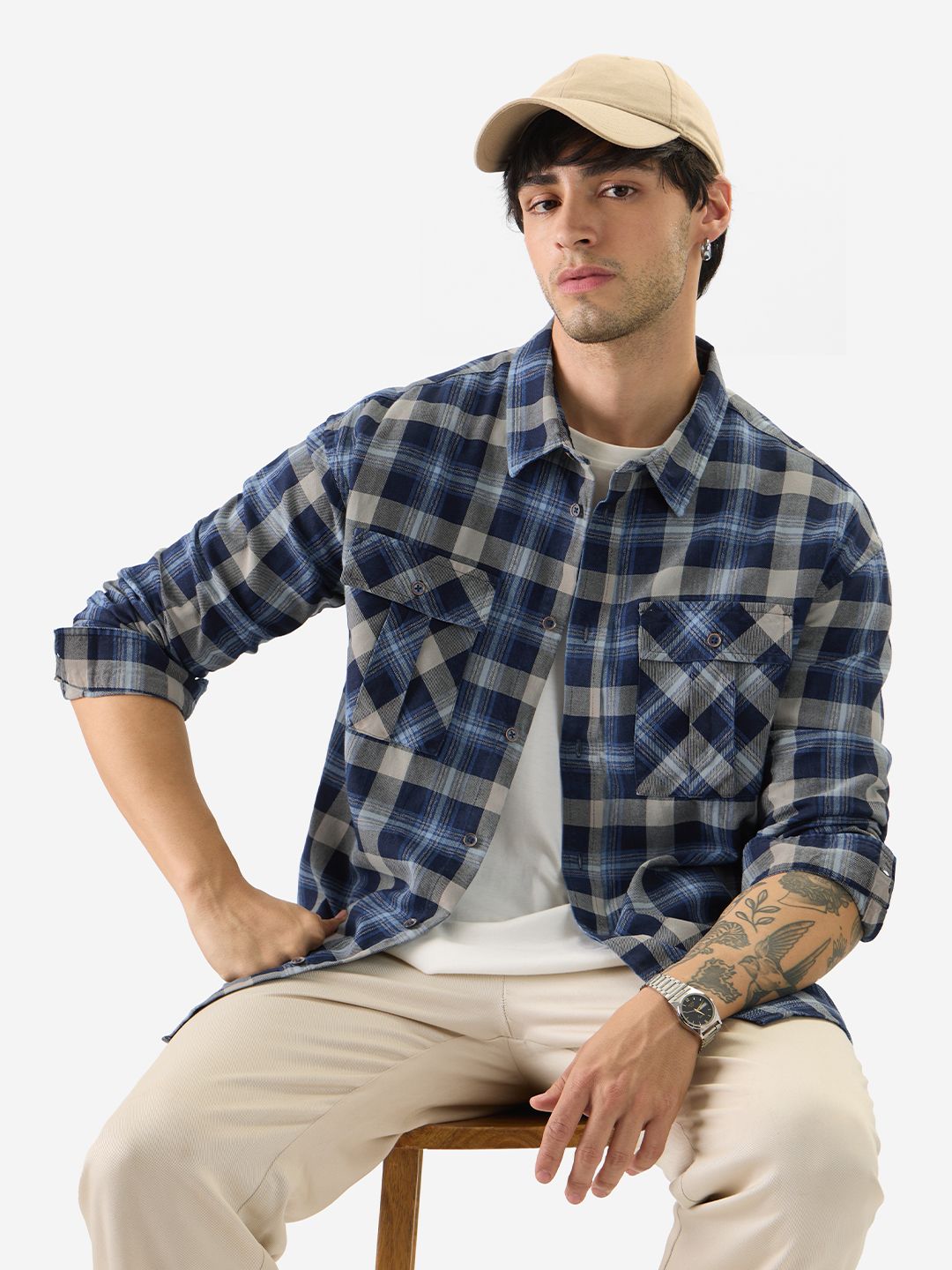 Buy Iron Man: Logo Men Utility Shirt Online