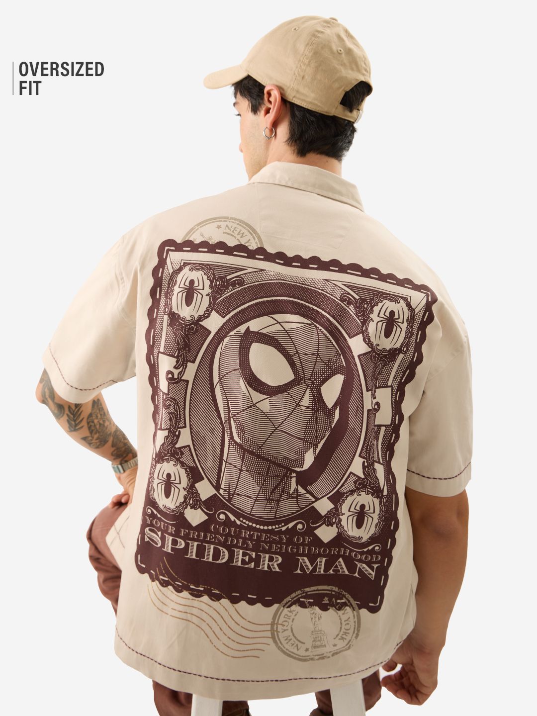 Buy Spider-Man: Friendly Neighbourhood Hero Oversized Shirts Online