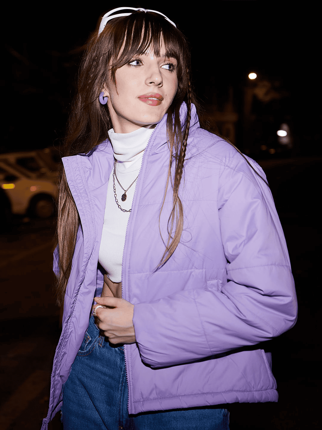 Buy Solids: Purple Women Puffer Jackets online at The Souled Store.