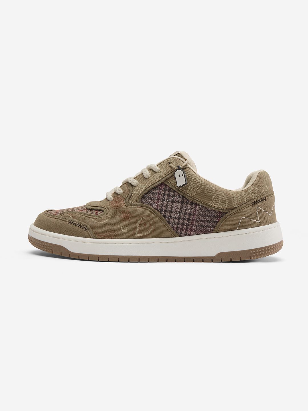 Buy TSS Originals: Red Paisley Men's Low Top Shoes Online at The Souled ...