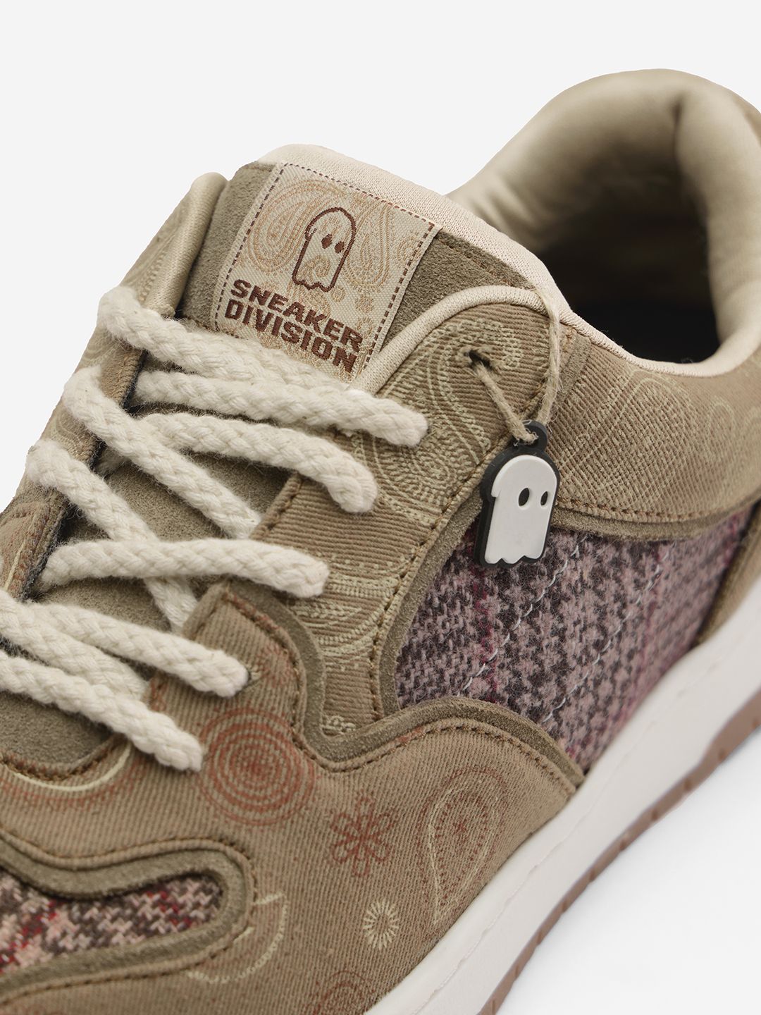 Buy TSS Originals: Red Paisley Men's Low Top Shoes Online at The Souled ...