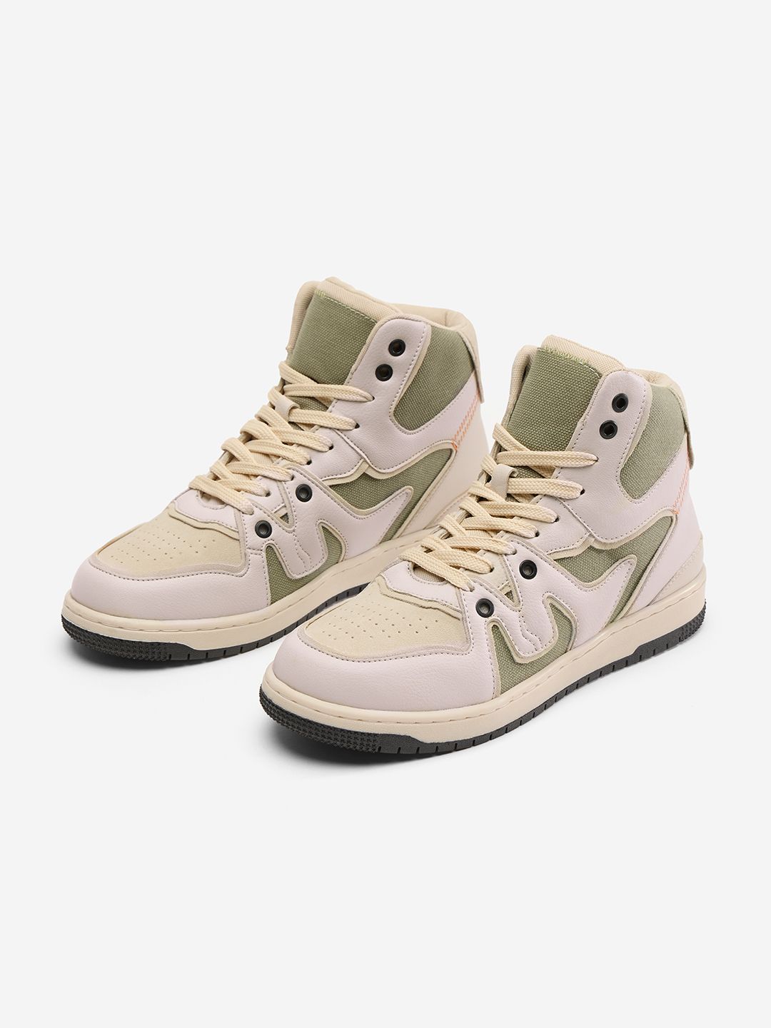 Buy Urban Blaze Preppy Beige Men's High Top Shoes Online at The Souled ...