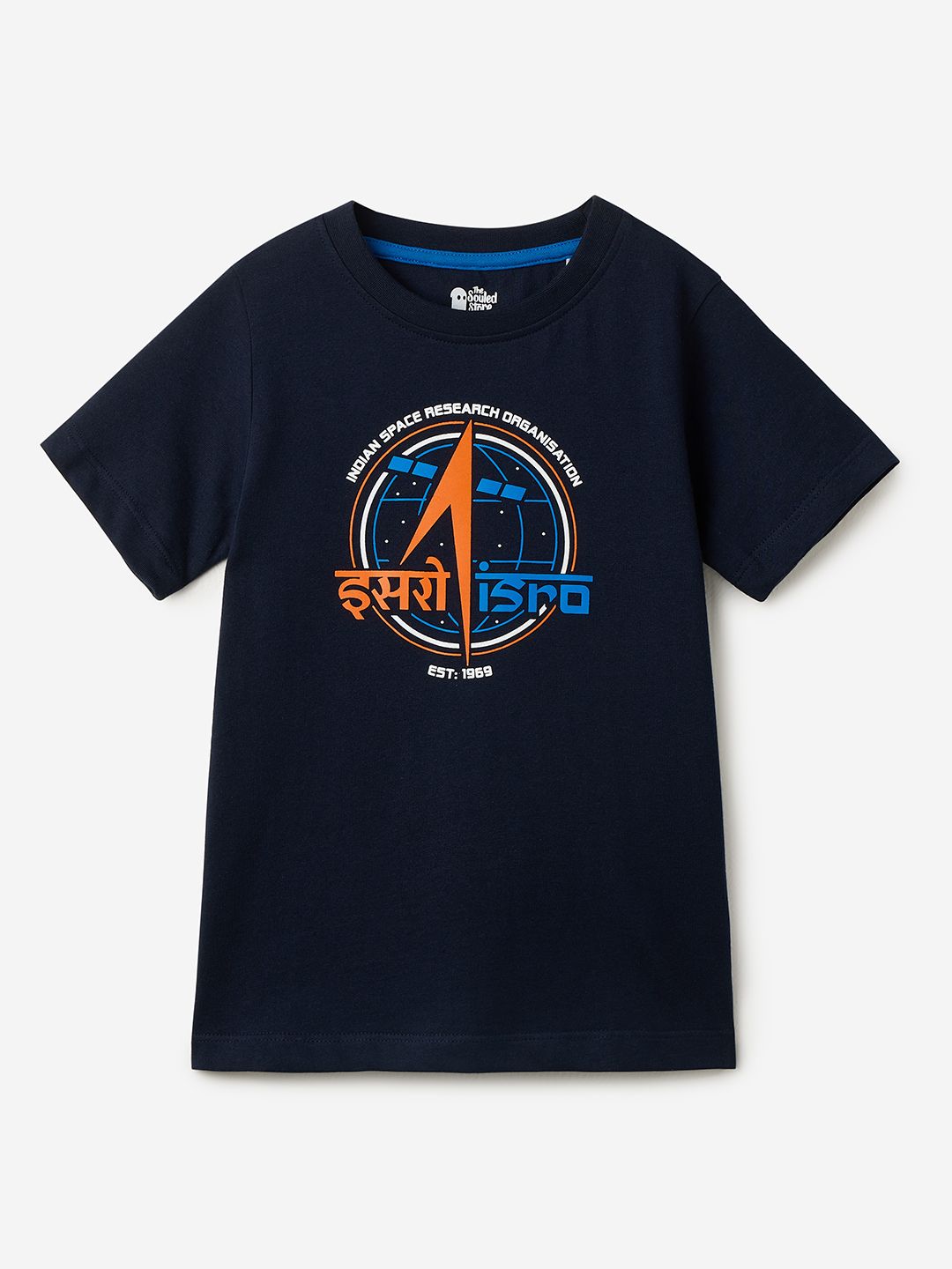 Buy ISRO: Official Logo Young Boys Cotton T-Shirts online at The Souled ...