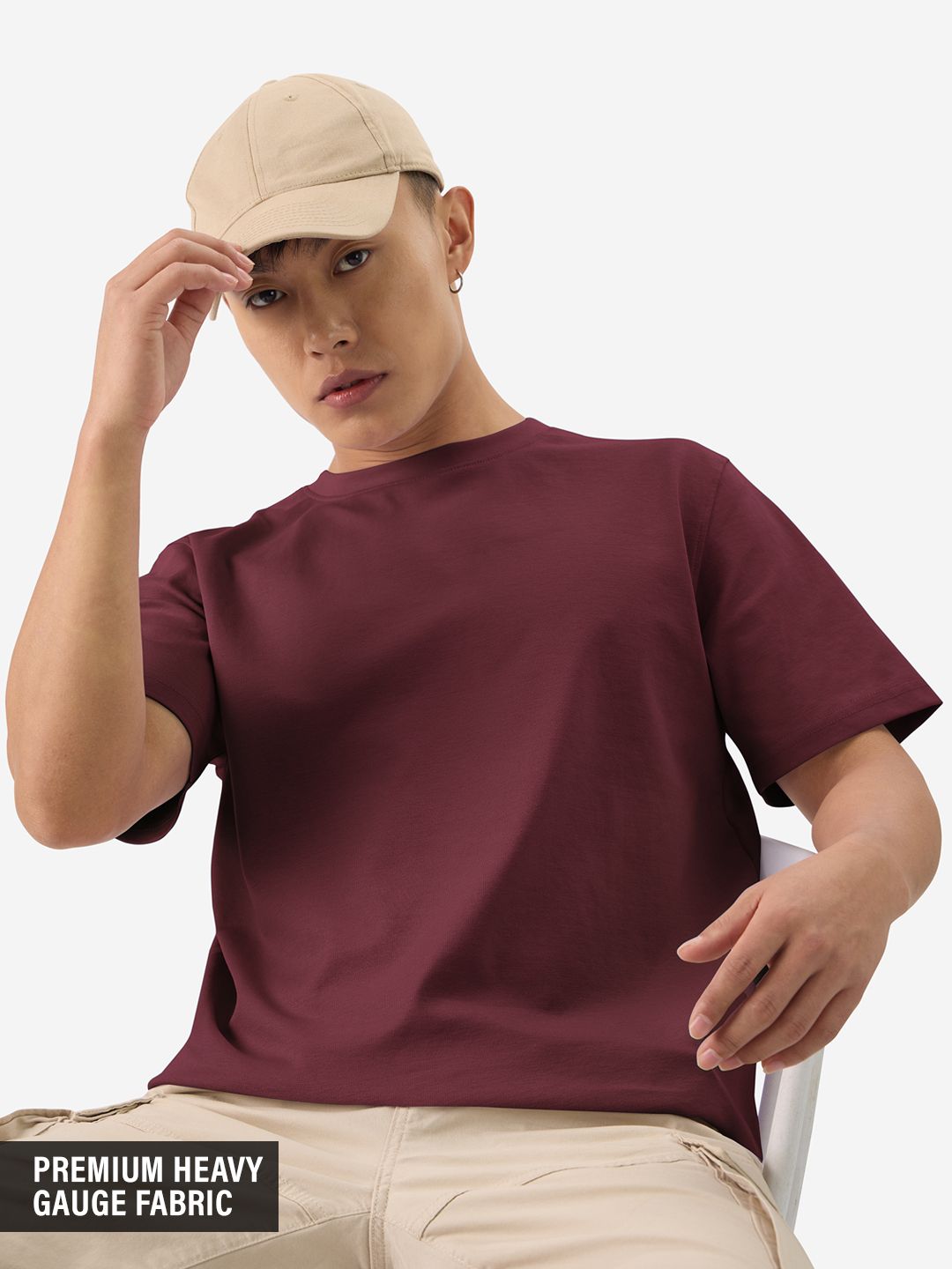 Buy Solids: Deep Red T-Shirts Online