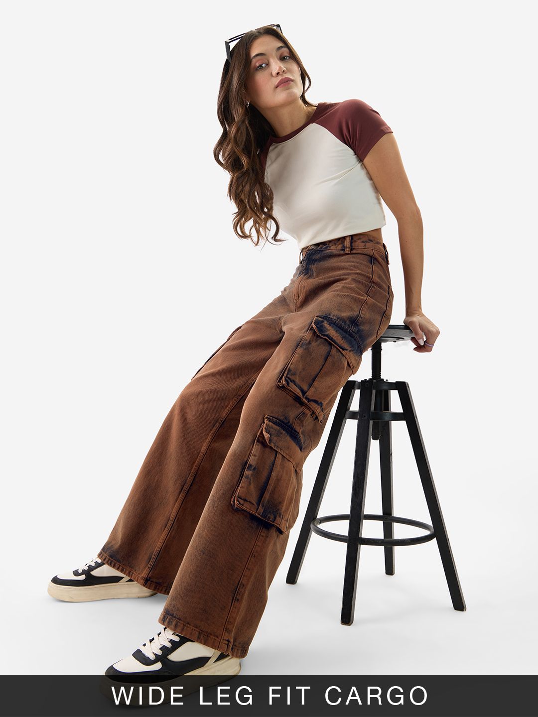 Buy TSS Originals: Coco Women Cargo Jeans online at The Souled Store.