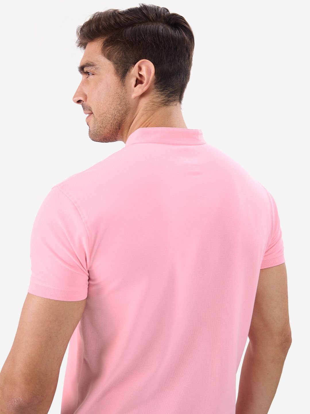 Buy Solids: Persian Pink Mandarin Polo Online.