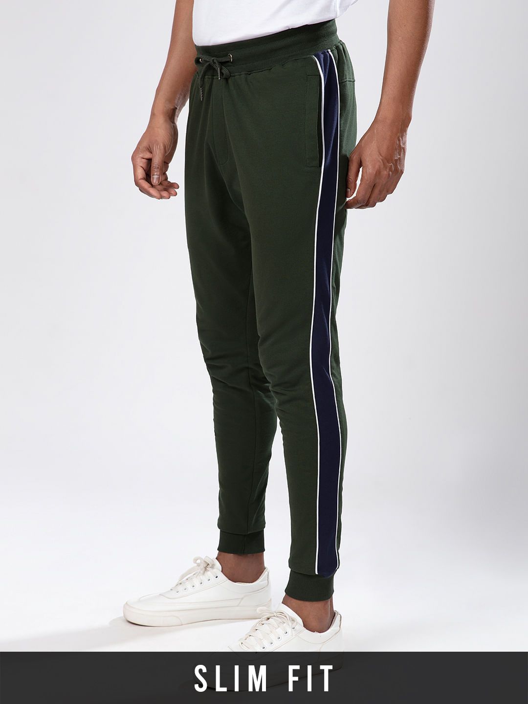 Buy Official Solids Military Olive Joggers Online