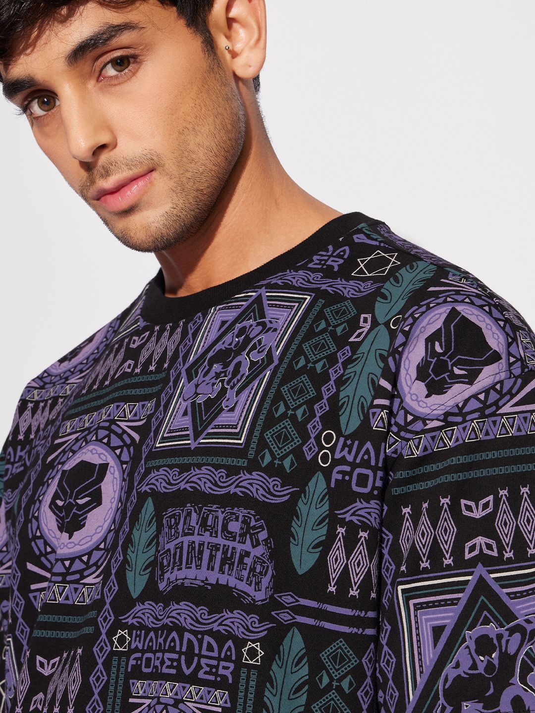 Buy Black Panther: Wakanda Tribe Oversized T-Shirts Online