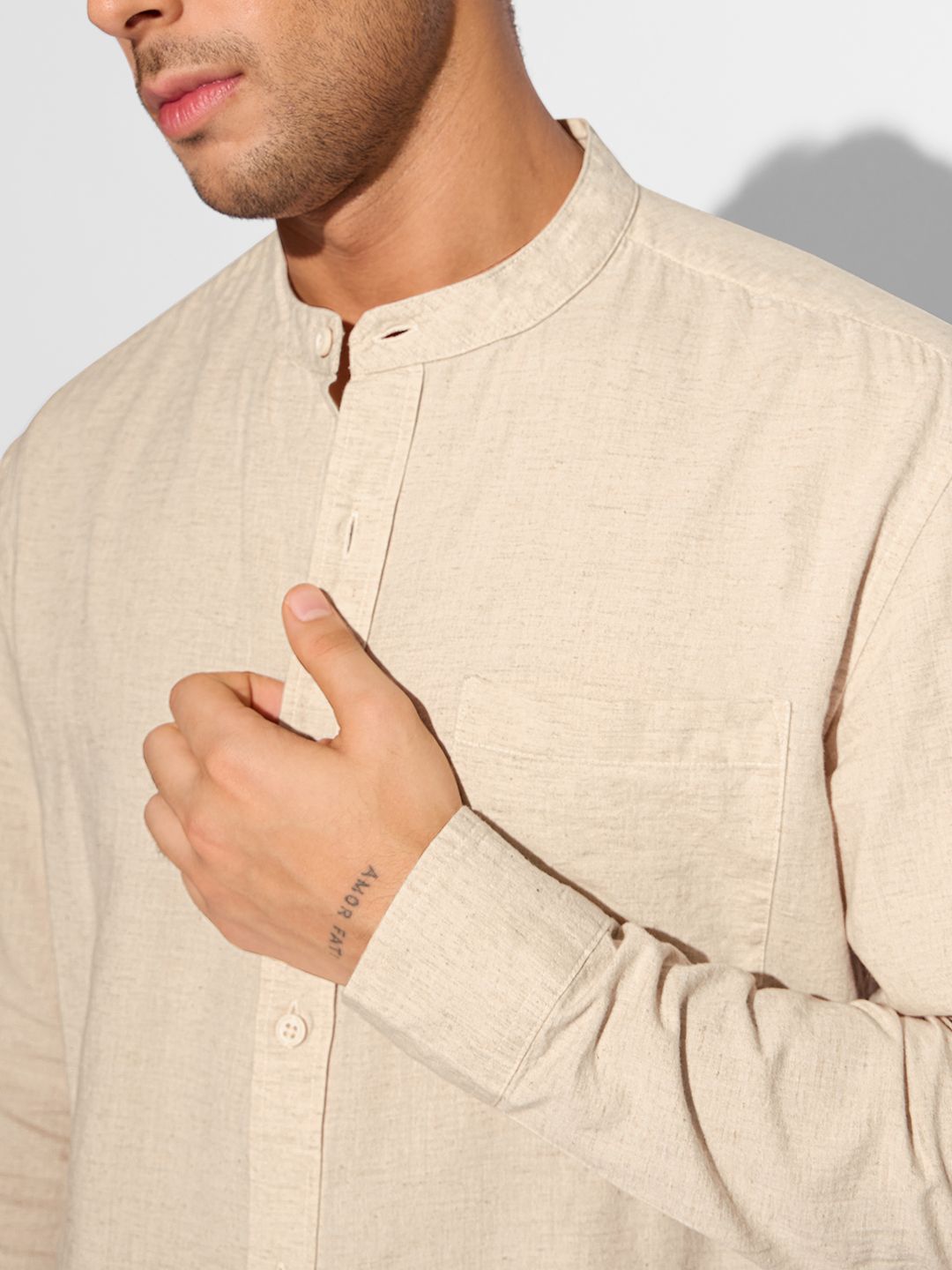 Buy Solids Ecru Beige Casual Shirt Online at The Souled Store.