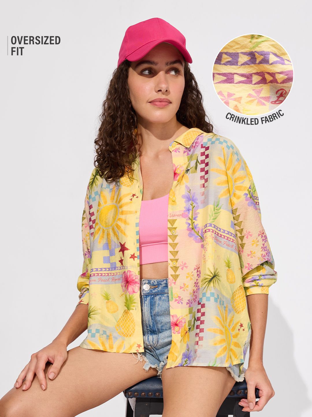 Buy Solids: Blue Stripes Women Boyfriend Shirts online at The Souled Store.