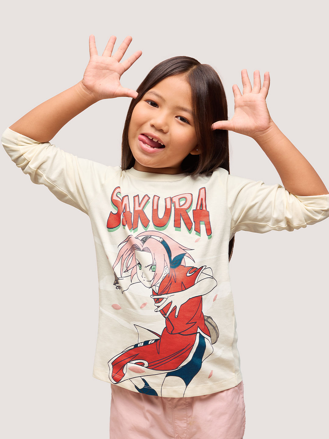 Buy Naruto Sakura Girls Cotton T Shirts Online At The Souled Store