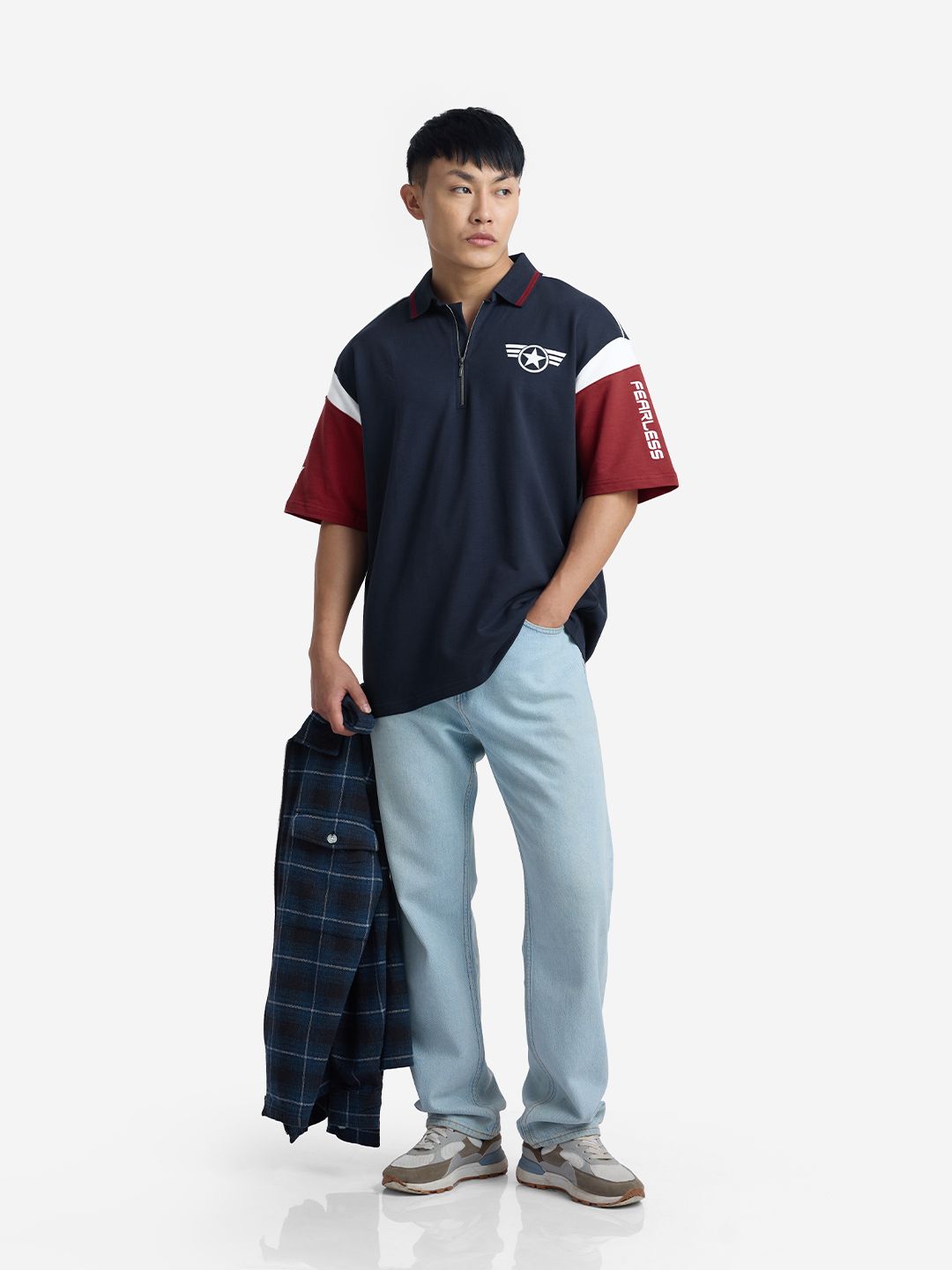 Buy Captain America: Super Soldier Men Oversized Polo Online