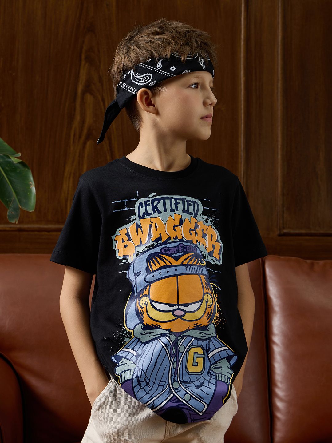 Buy Garfield: Swagger Young Boys Cotton T-Shirts online at The Souled ...