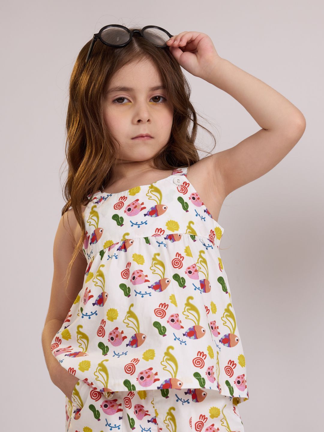 Buy TSS Originals: Little Fishy Girls Cotton Tops Online