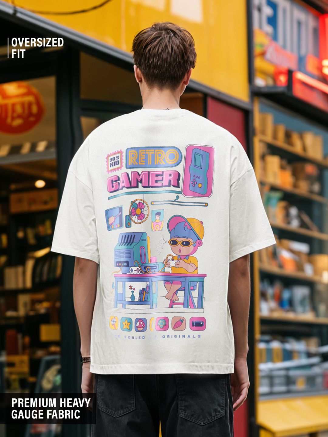 Buy TSS Originals: Retro Gamer Oversized T-Shirts Online