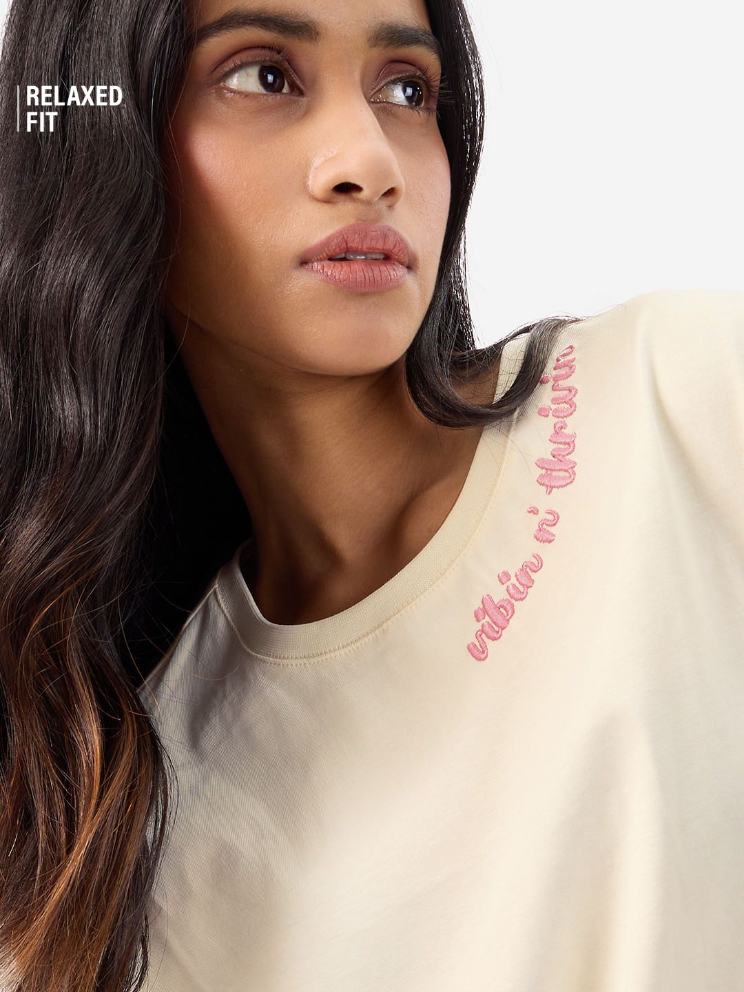 Buy TSS Originals: Vibin' & Thrivin' Women Relaxed Fit T-Shirts online ...