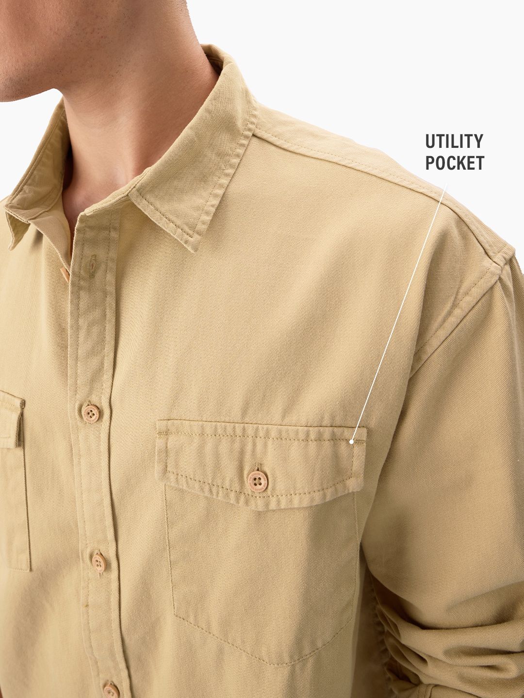 Buy Iron Man: Logo Men Utility Shirt Online