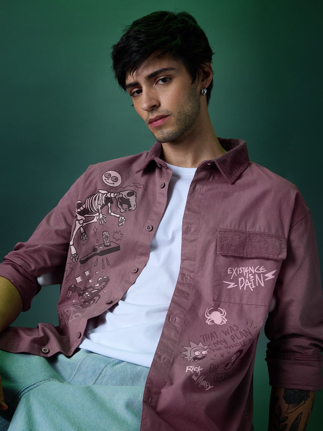 Buy Rick & Morty: Cosmic Adventure Men Relaxed Shirts Online