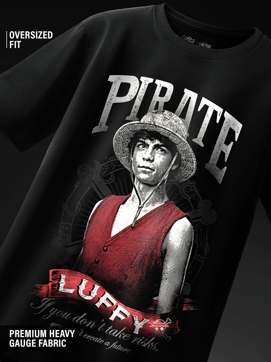 Buy One Piece: Luffy The Pirate King Oversized T-Shirts Online Buy One Piece: Luffy The Pirate King Oversized T-Shirts Online