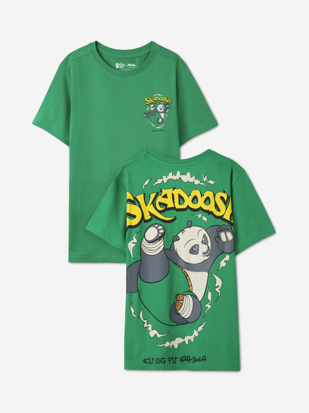 Buy Kung Fu Panda: Skadoosh Boys Cotton T-shirts